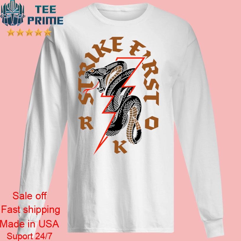 Official Randy Orton New Strike First T-shirt, hoodie, longsleeve ...