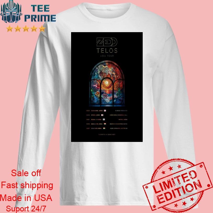 Original Zedd Telos Asia Tour 2025 Poster T Shirt, hoodie, longsleeve ...