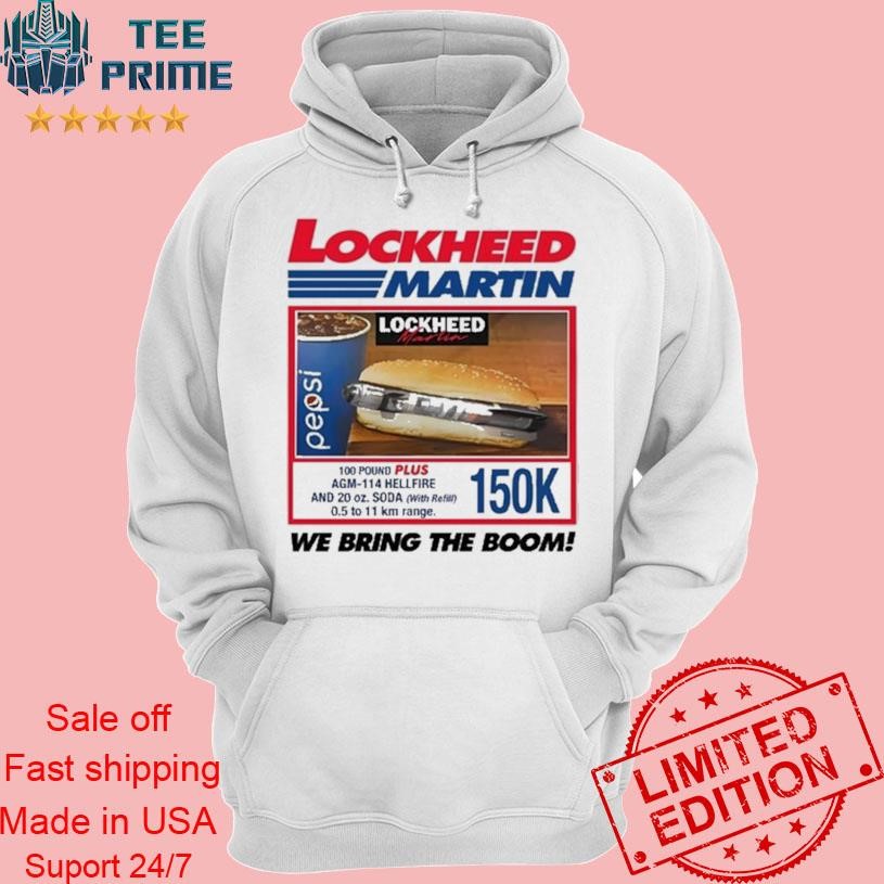 Original Lockheed Martin We Bring The Boom T Shirt, hoodie, longsleeve ...