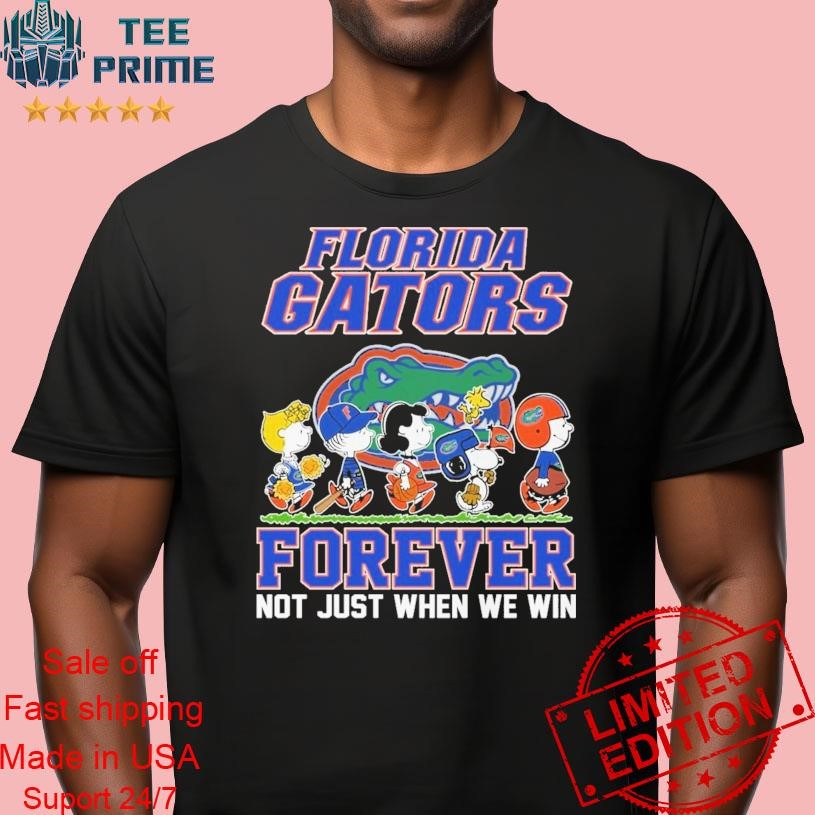Official Florida Gators x Peanuts Forever Not Just When We Win 2025 T ...