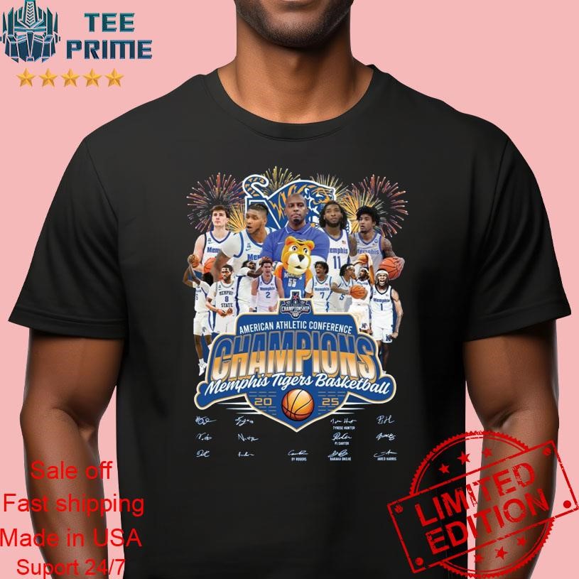 Original 2025 American Athletic Conference Champions Memphis Tigers ...