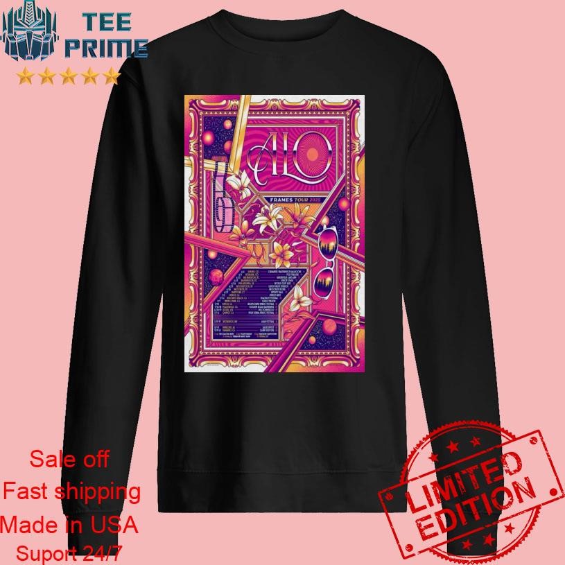 Original ALO Band Poster Frames Tour 2025 T Shirt, hoodie, longsleeve ...