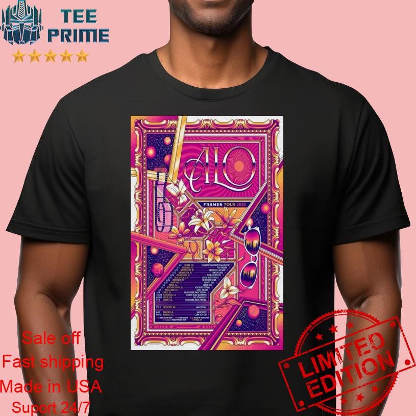 Original ALO Band Poster Frames Tour 2025 T Shirt, hoodie, longsleeve ...