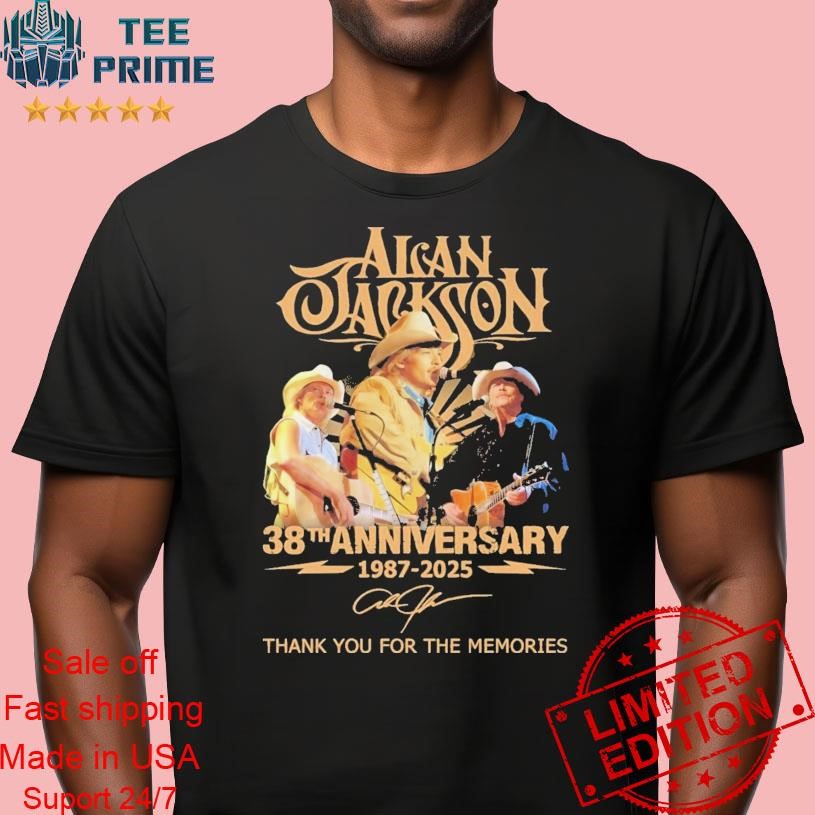 Original Alan Jackson 38th Anniversary 1987-2025 Signature Thank You ...