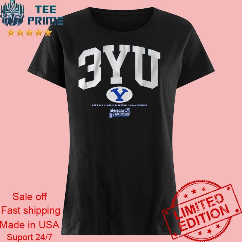Original BYU Basketball 3YU 2025 Ncaa Men's Basketball Championship T ...