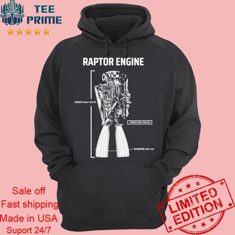 Original Elon Musk Raptor Engine Shirt, hoodie, sweatshirt, longsleeve ...