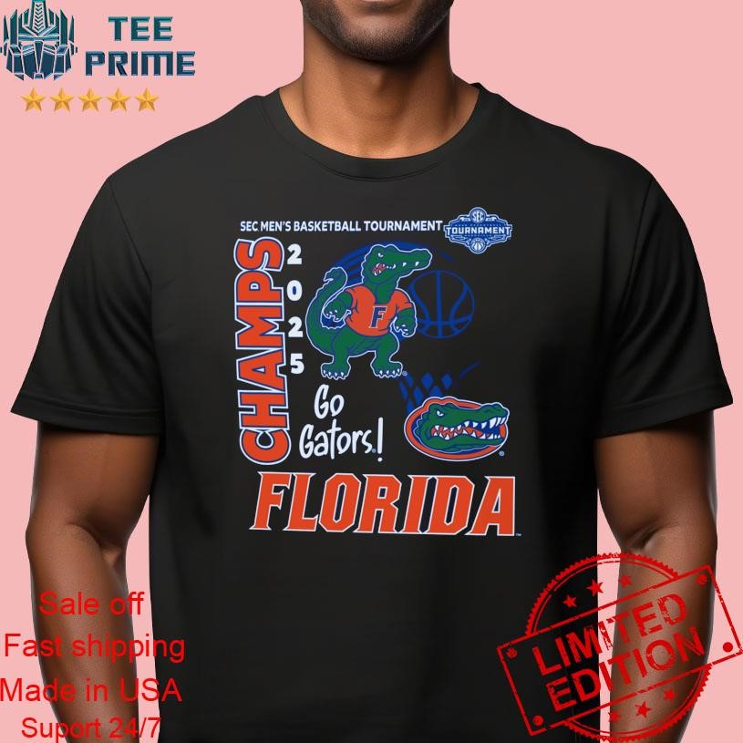 Original Florida Gator Sec Men's Basketball Tournament Champs Go Gators ...