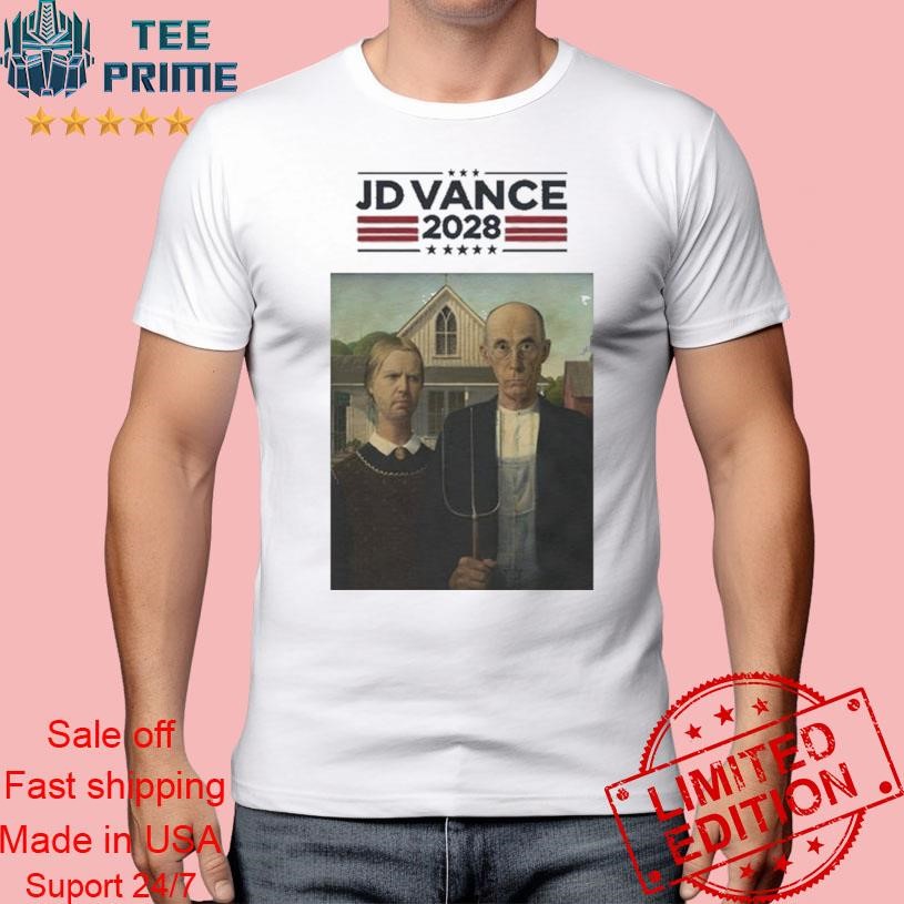 Original JD Vance American Gothic 2028 T Shirt, hoodie, longsleeve ...