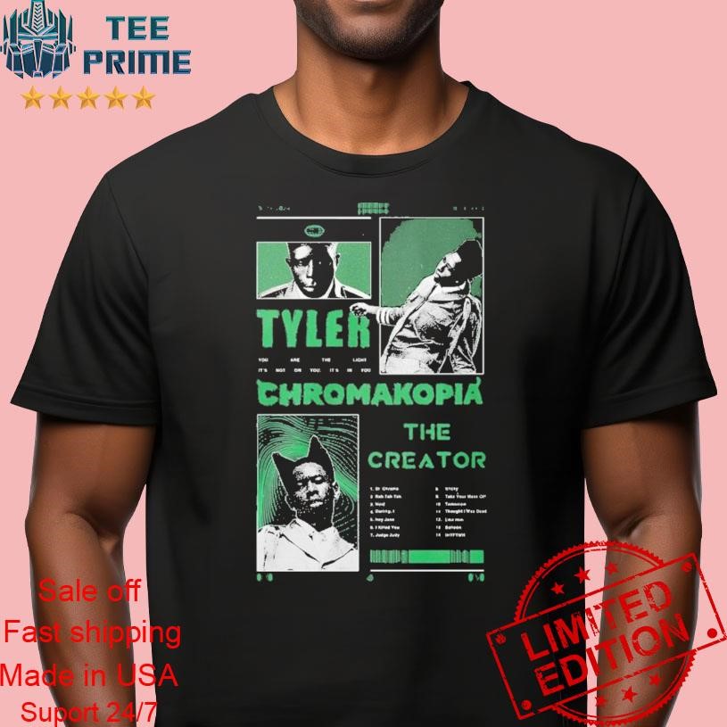 Original Tyler The Creator Chromakopia Album T Shirt, hoodie ...