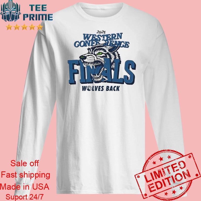 Original 2025 Western Conference Finals Wolves Back T Shirt, hoodie ...