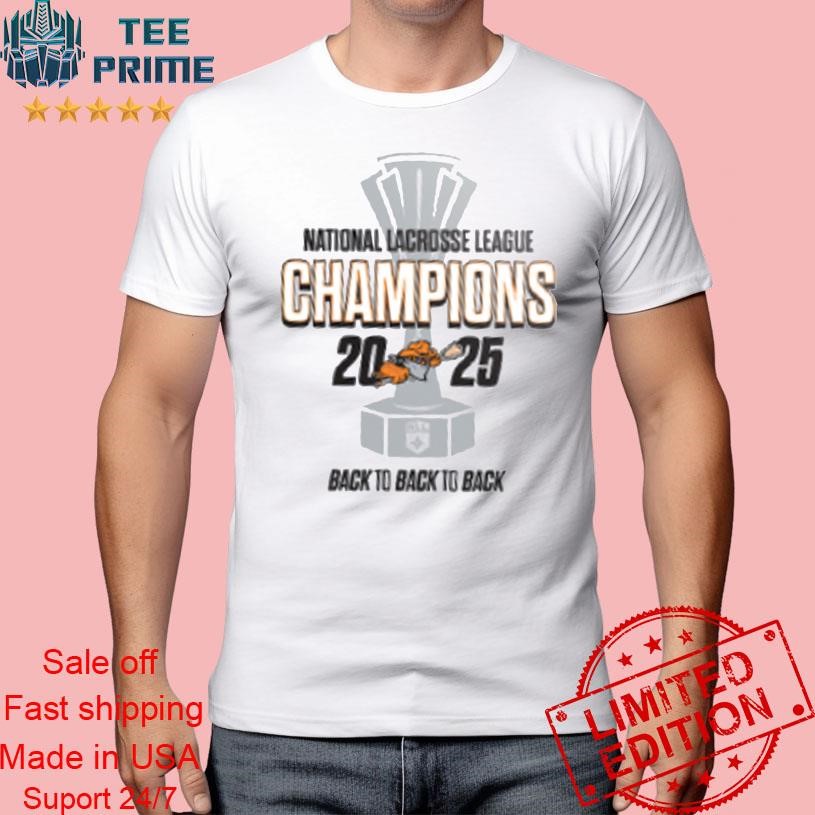 Original Buffalo Bandits National Lacrosse League Champions Back to Back to Back 2025 T Shirt ...