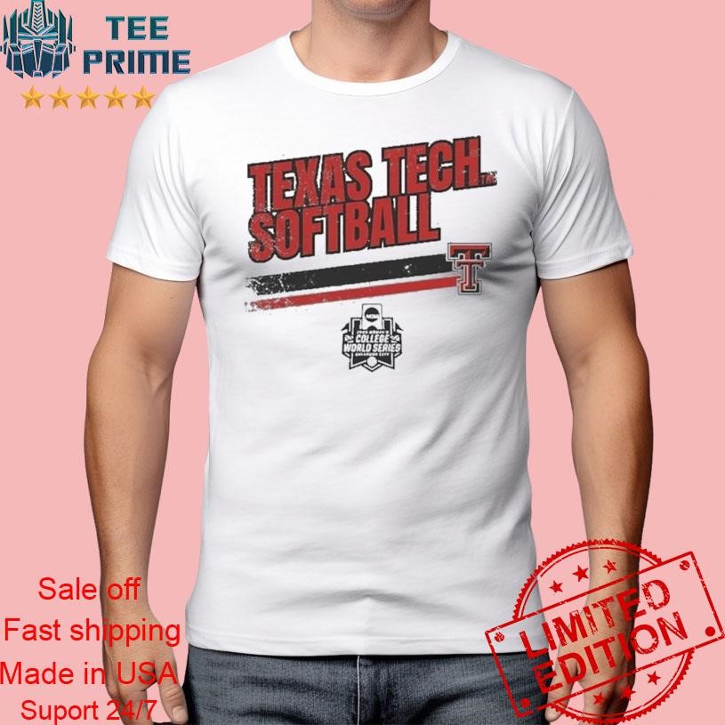 Original Texas Tech Softball Women's College World Series Stripe T ...