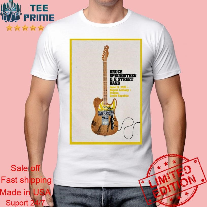 Original Bruce Springsteen And E Street Band Prague 2025 Tour Poster T ...