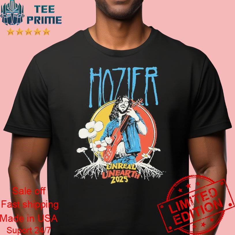 Original Hozier 2025 Unreal Unearth Flower Tour T Shirt, hoodie ...