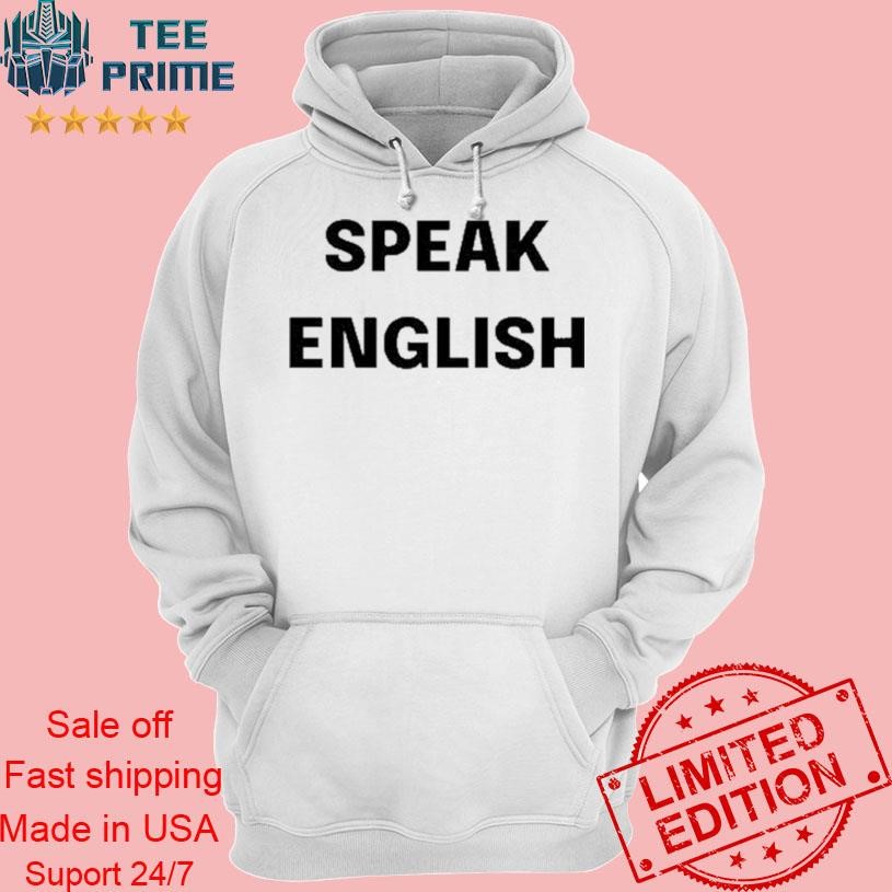Original John Rocker Wearing Speak English T Shirt, hoodie, longsleeve ...