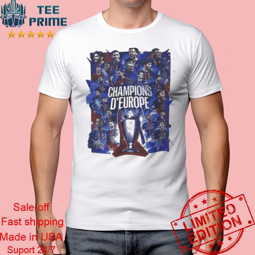 Original PSG UCL Champions 2025 T Shirt, hoodie, sweatshirt, longsleeve ...