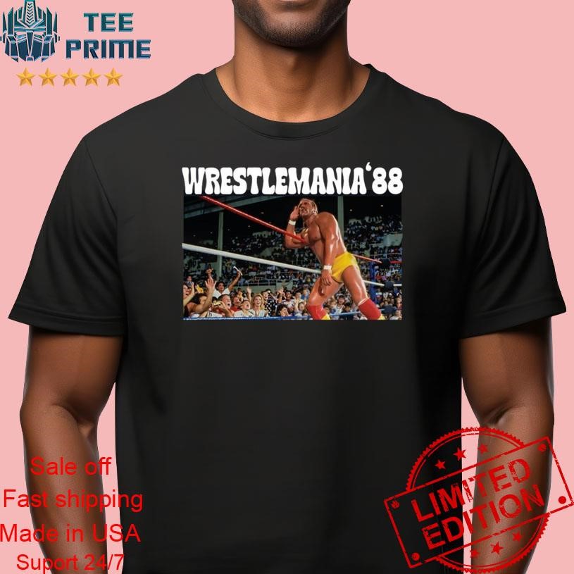 Official Hulk Hogan WrestleMania 1988 Rip T Shirt, hoodie, longsleeve ...