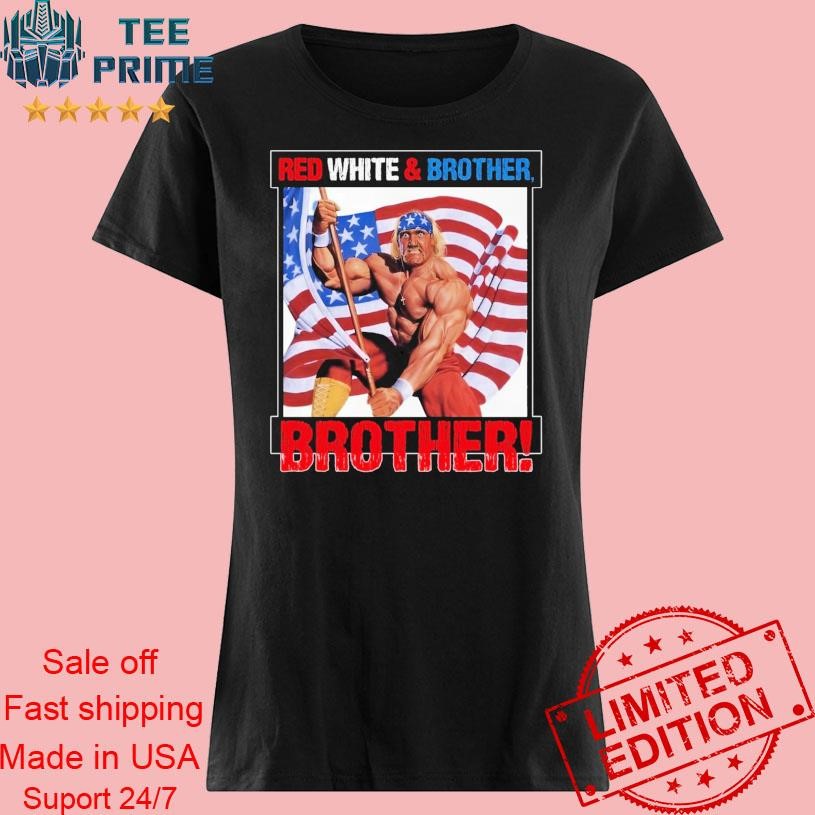 Official Red White Blue Brother Hulk Hogan Rip 2025 T Shirt, hoodie ...