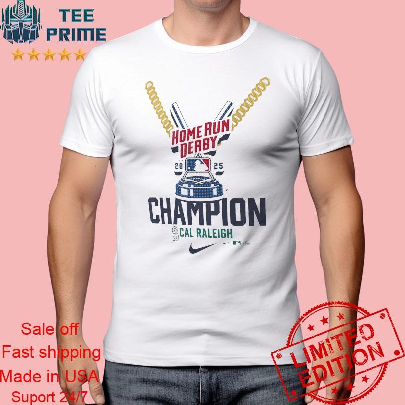Original Cal Raleigh Seattle Mariners Nike 2025 Home Run Derby Champion ...