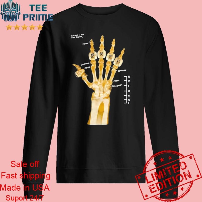 Original Kobe Bryant Skeleton Hand Rings 2025 T Shirt, hoodie ...