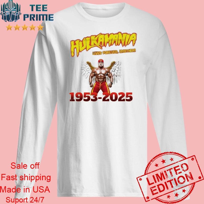 Original RIP Hulk Hogan Hulkamania Lives Forever Brother 1953-2025 T ...