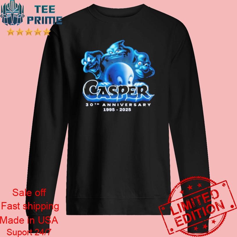Original Casper The Friendly Ghost 30th Anniversary 1995-2025 T Shirt ...