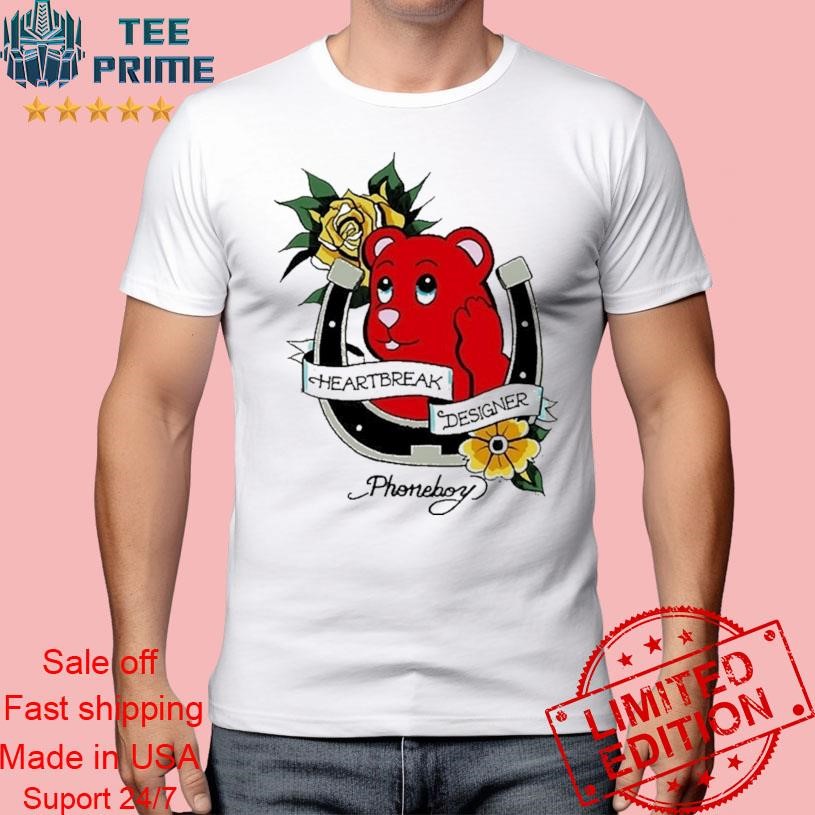 Original Phoneboy Heartbreak Hardy 2025 Tour Bear Horseshoe T Shirt ...