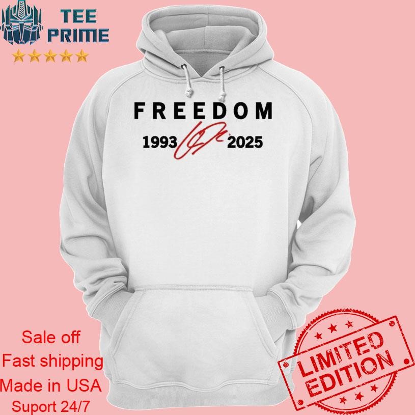 Original Freedom Red Signature 1993-2025 Charlie Kirk T Shirt, hoodie, sweatshirt, longsleeve ...