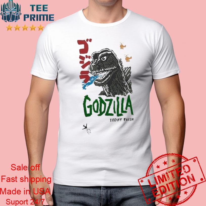 Original Godzilla Rampage Teddy Fresh T Shirt, hoodie, longsleeve ...