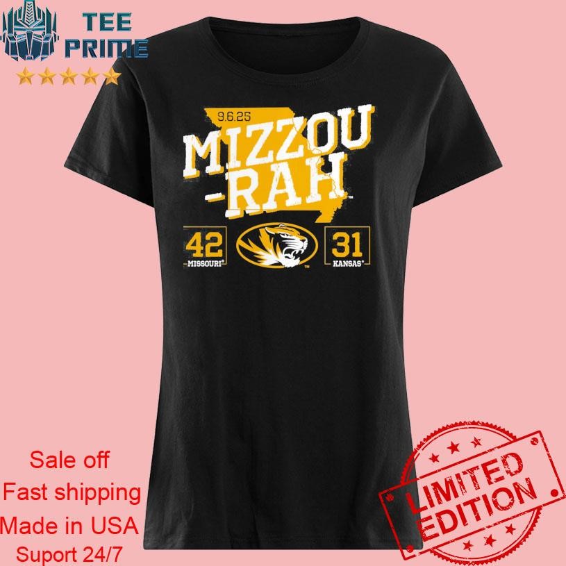Original Missouri Vs Kansas Score 42 31 2025 T Shirt, hoodie ...