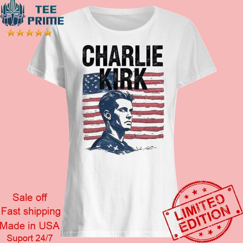 Original Rip Charlie Kirk Superman USA Flag T Shirt, hoodie, sweatshirt ...