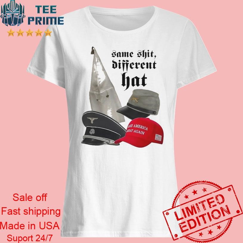 Original Anti Trump Political Same Shit Different Hat Protest Graphic T ...