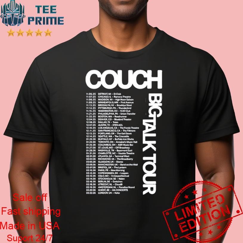 Original Couch The Band Big Talk Tour T Shirt, hoodie, sweatshirt ...