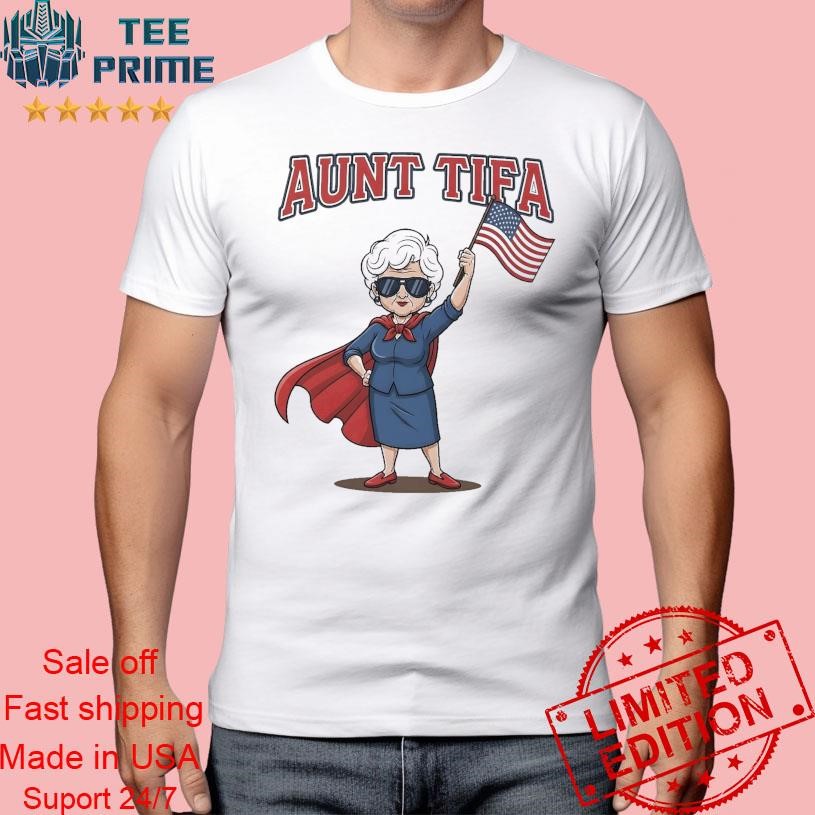 Original Michael Chudzik Aunt Tifa 2025 Flag T Shirt, hoodie ...
