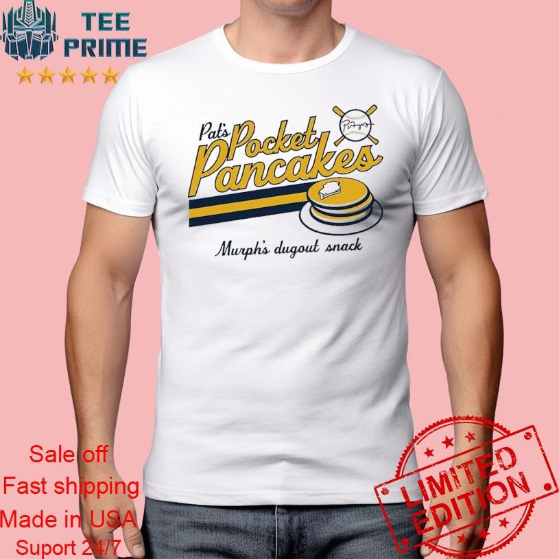 Original Pat's Pocket Pancakes Murph Dugout Stack Milwaukee Brewers T ...