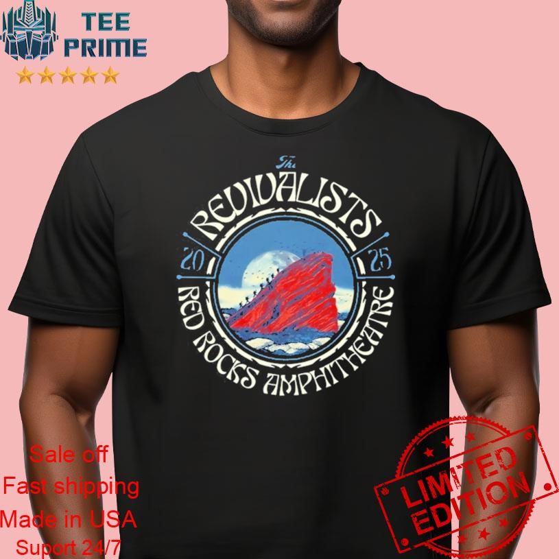 Original The Revivalists at Red Rocks Morrison CO Tour 2025 T Shirt ...