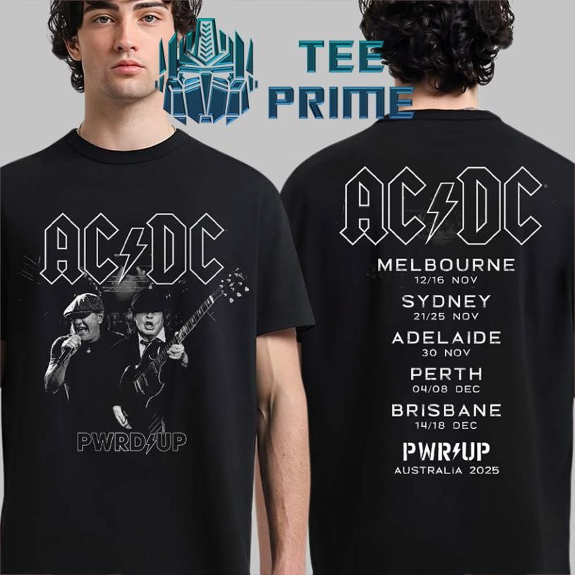 Original ACDC PWR Up Australia 2025 Angus Young And Brian Johnson Photo ...