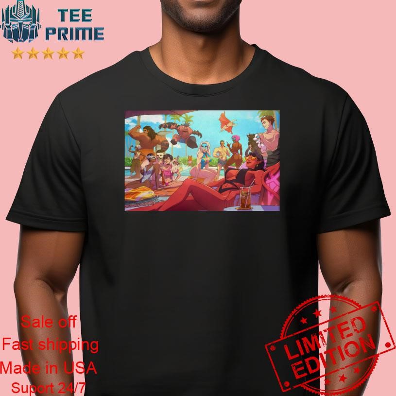 Original AdHoc Studio Dispatch Poolside Poster shirt, hoodie, sweatshirt, longsleeve and woman t ...