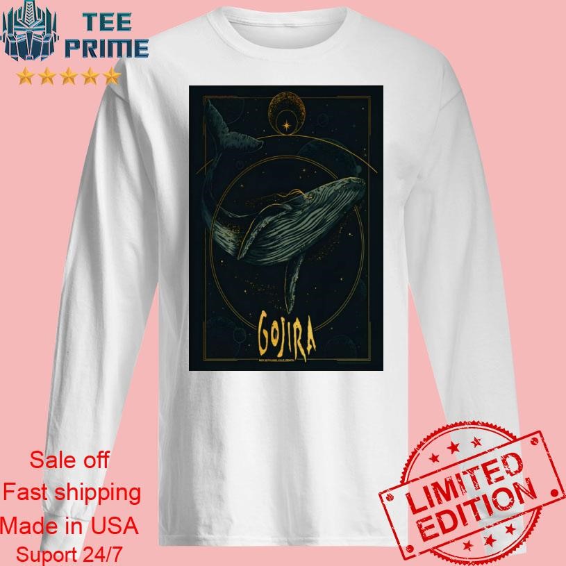 Original Gojira Nov 28 2025 Zénith Aréna In Lille France Poster shirt ...
