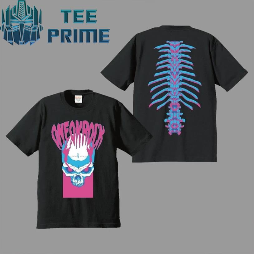 Original One OK Rock Detox Skeleton Skull Logo Two Sided Shirt, hoodie ...