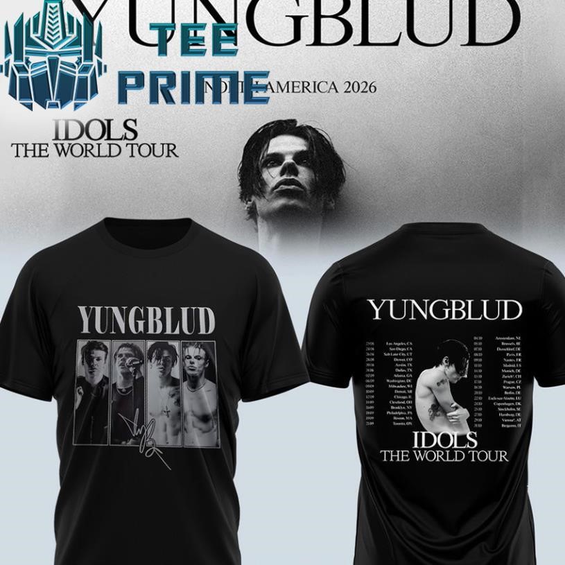 Original Yungblud Idols The World Tour Two Sided Shirt, hoodie ...