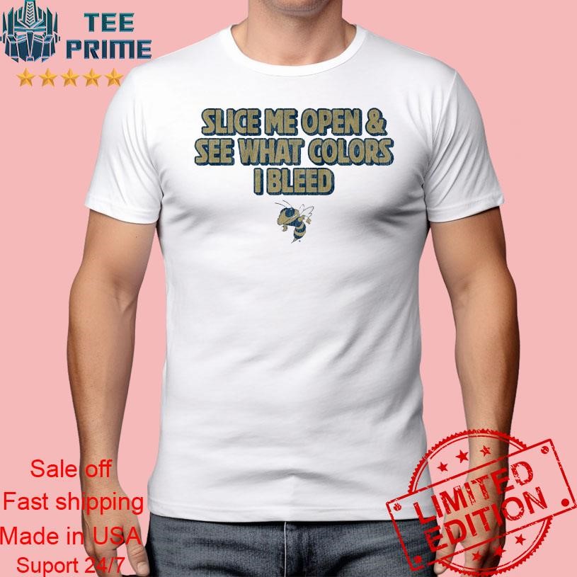 Original Georgia Tech Yellow Jackets See What Colors I Bleed T Shirt ...