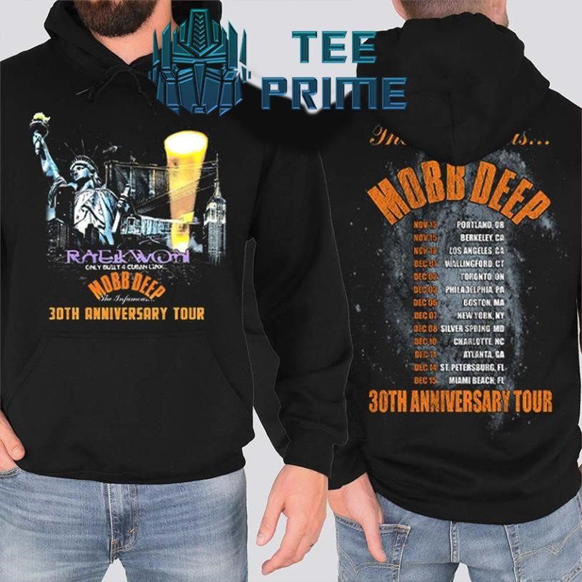 Original The Infamous Mobb Deep 30th Anniversary North American Tour 2025, hoodie, sweatshirt ...