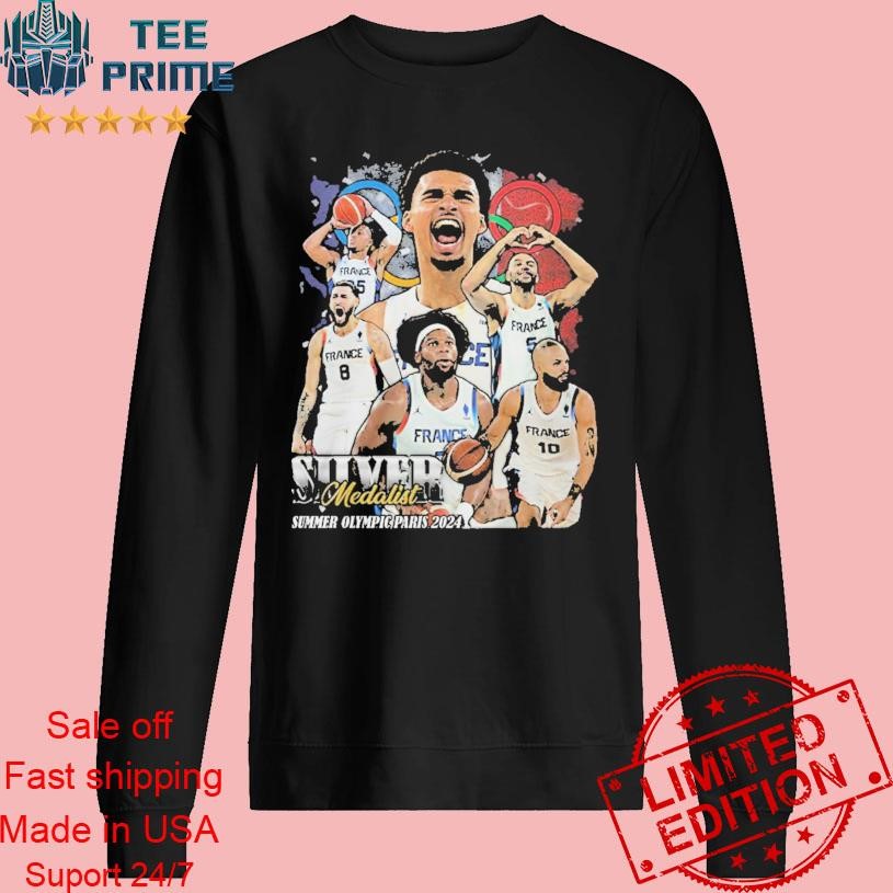 Original Victor Wembanyama Silver Medalist Summer Olympic Paris 2024 ...