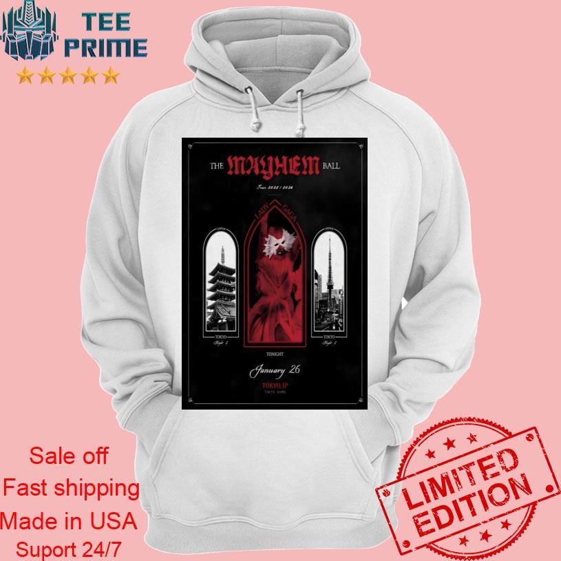 Original Lady Gaga Tokyo Dome in Tokyo JP Jan 26 2026 Poster shirt ...